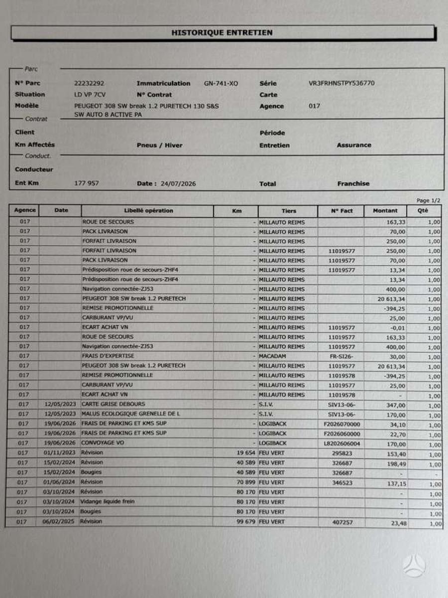 Зеленый Пежо 308 2023 в Мариямполе, объемом двигателя 1.20 л и пробегом 178 тыс. км за 11126 €, фото 39 на AUTOMOTO.COM.LV