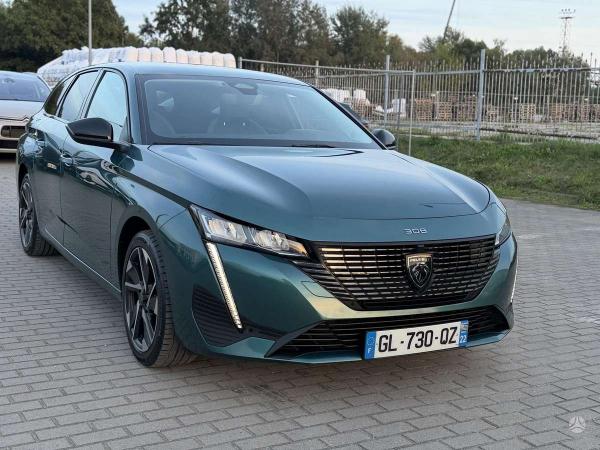 Green Peugeot 308 2023 in Marijampole, with an engine capacity of 1.20 L and mileage of 141 thousand km for 12826 €, photo 6 on AUTOMOTO.COM.LV