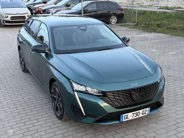 Green Peugeot 308 2023 in Marijampole, with an engine capacity of 1.20 L and mileage of 141 thousand km for 12826 €, photo 7 on AUTOMOTO.COM.LV