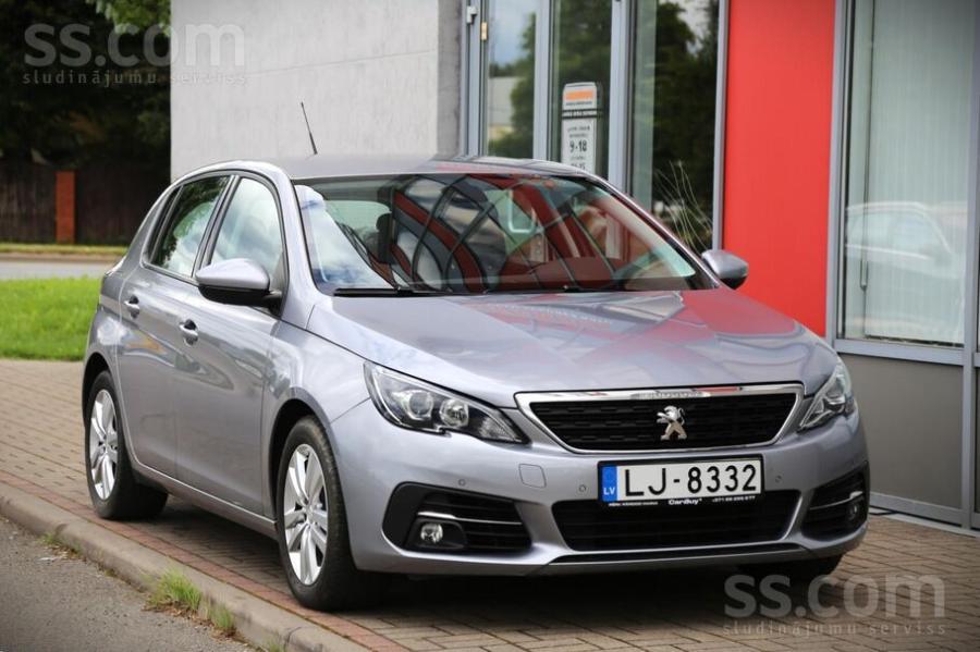 Pelēks Peugeot 308 2018 Rīga, ar dzinēja tilpumu 1.20 L un nobraukumu 71 tūkst. km par 6695 €, foto 5 vietnē AUTOMOTO.COM.LV