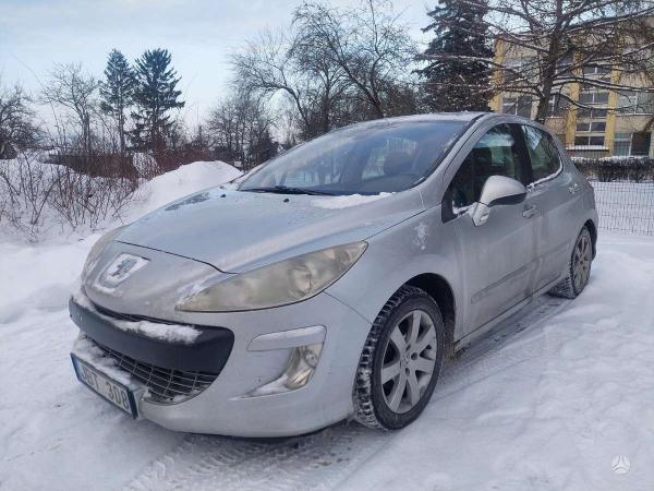 Grey Peugeot 308 2007 in Vilnius, with an engine capacity of 1.56 L and mileage of 345 thousand km for 999 €, photo 2 on AUTOMOTO.COM.LV