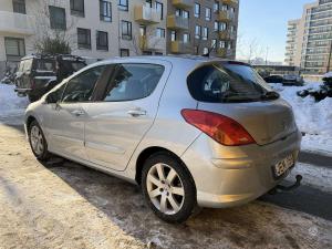 Grey Peugeot 308 2008 in Vilnius, with an engine capacity of 1.56 L and mileage of 293 thousand km for 1750 €, photo 4 on AUTOMOTO.COM.LV