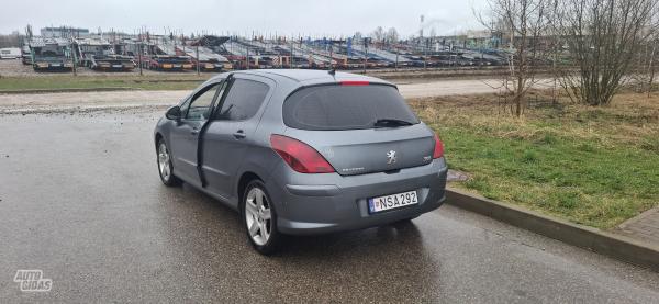 Grey Peugeot 308 2008 in Utena, with an engine capacity of 2.00 L and mileage of 349 thousand km for 1450 €, photo 5 on AUTOMOTO.COM.LV