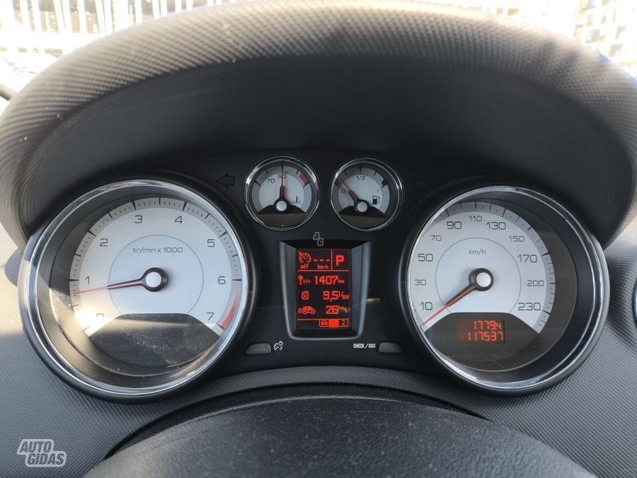 Grey Peugeot 308 2008 in Vilnius, with an engine capacity of 1.60 L and mileage of 118 thousand km for 4200 €, photo 12 on AUTOMOTO.COM.LV
