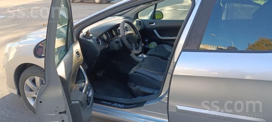 Pelēks Peugeot 308 2008 Jūrmala, ar dzinēja tilpumu 1.60 L un nobraukumu 110 tūkst. km par 1500 €, foto 6 vietnē AUTOMOTO.COM.LV