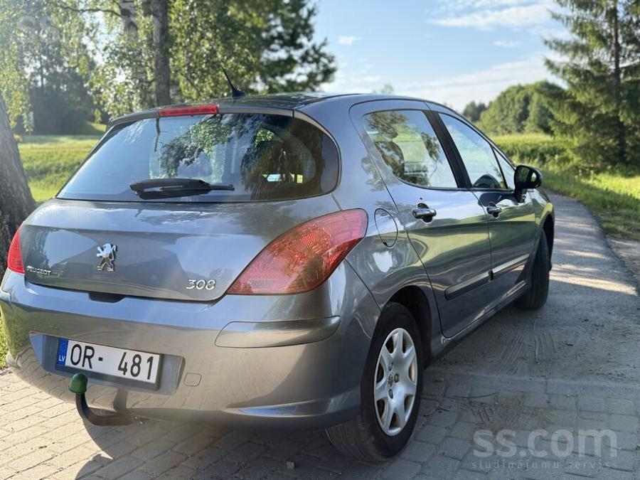 Серый Пежо 308 2008 в Цесис, объемом двигателя 1.60 л и пробегом 246 тыс. км за 2000 €, фото 5 на AUTOMOTO.COM.LV