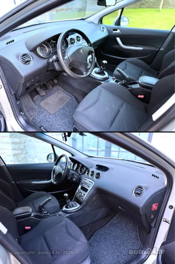 Pelēks Peugeot 308 2008 Tallina, ar dzinēja tilpumu 1.60 L un nobraukumu 131 tūkst. km par 1499 €, foto 10 vietnē AUTOMOTO.COM.LV