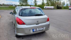 Grey Peugeot 308 2009 in Daugavpils, with an engine capacity of 1.60 L and mileage of 222 thousand km for 850 €, photo 4 on AUTOMOTO.COM.LV