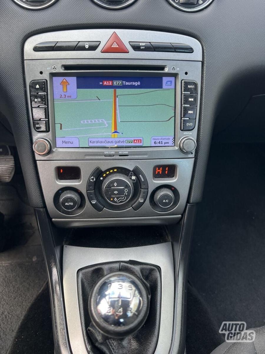 Grey Peugeot 308 2009 in Siauliai, with an engine capacity of 1.60 L and mileage of 0 thousand km for 1649 €, photo 18 on AUTOMOTO.COM.LV