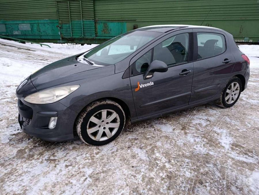 Pelēks Peugeot 308 2010 Kauņa, ar dzinēja tilpumu 1.56 L un nobraukumu 276 tūkst. km par 2000 €, foto 1 vietnē AUTOMOTO.COM.LV
