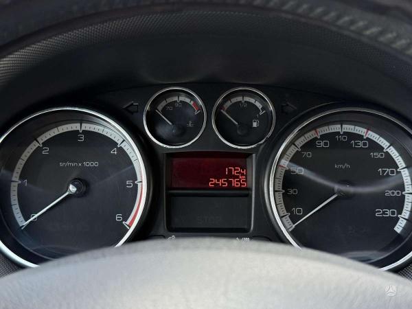 Grey Peugeot 308 2010 in Vilnius, with an engine capacity of 1.60 L and mileage of 246 thousand km for 3000 €, photo 10 on AUTOMOTO.COM.LV