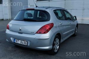 Grey Peugeot 308 2010 in Riga, with an engine capacity of 1.60 L and mileage of 190 thousand km for 2500 €, photo 6 on AUTOMOTO.COM.LV