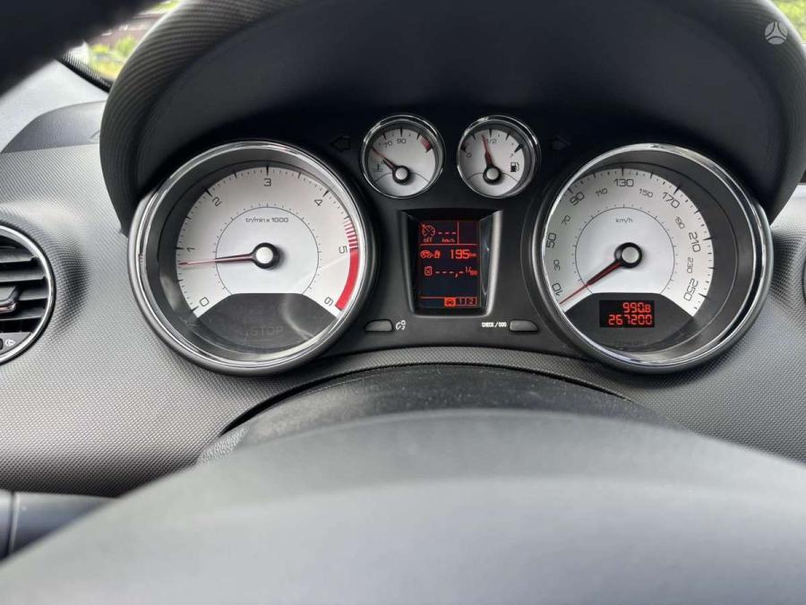 Pelēks Peugeot 308 2010 Kauņa, ar dzinēja tilpumu 1.56 L un nobraukumu 260 tūkst. km par 1799 €, foto 14 vietnē AUTOMOTO.COM.LV