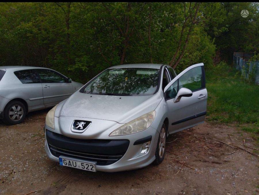 Grey Peugeot 308 2010 in Vilnius, with an engine capacity of 1.60 L and mileage of 152 thousand km for 750 €, photo 1 on AUTOMOTO.COM.LV