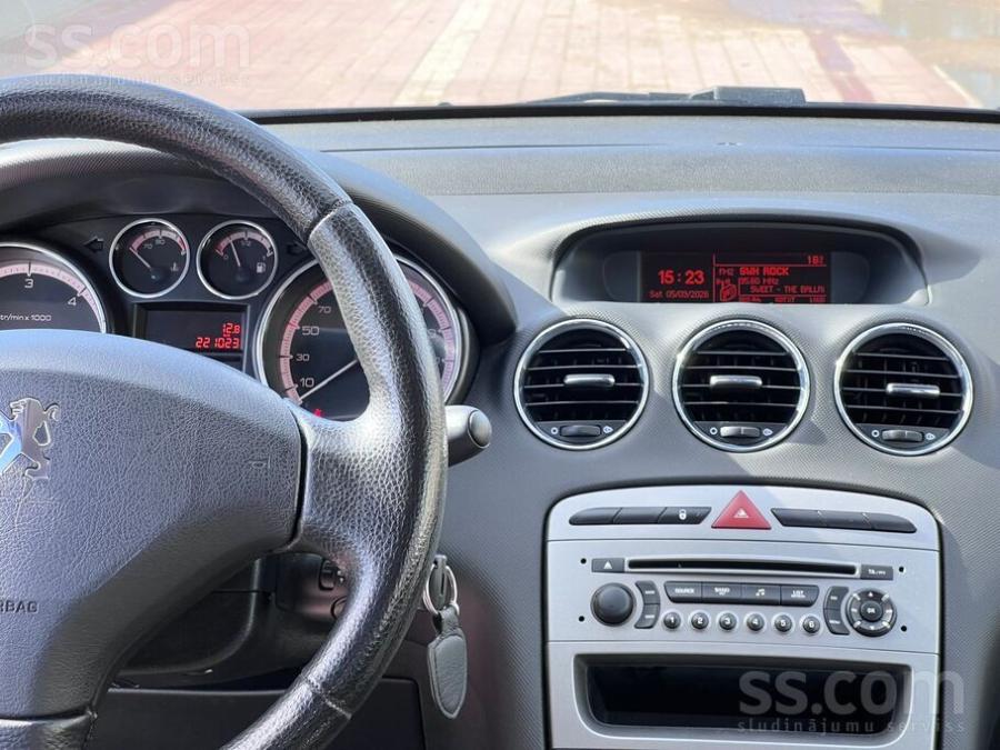 Grey Peugeot 308 2010 in Liepaja, with an engine capacity of 1.60 L and mileage of 221 thousand km for 2300 €, photo 14 on AUTOMOTO.COM.LV