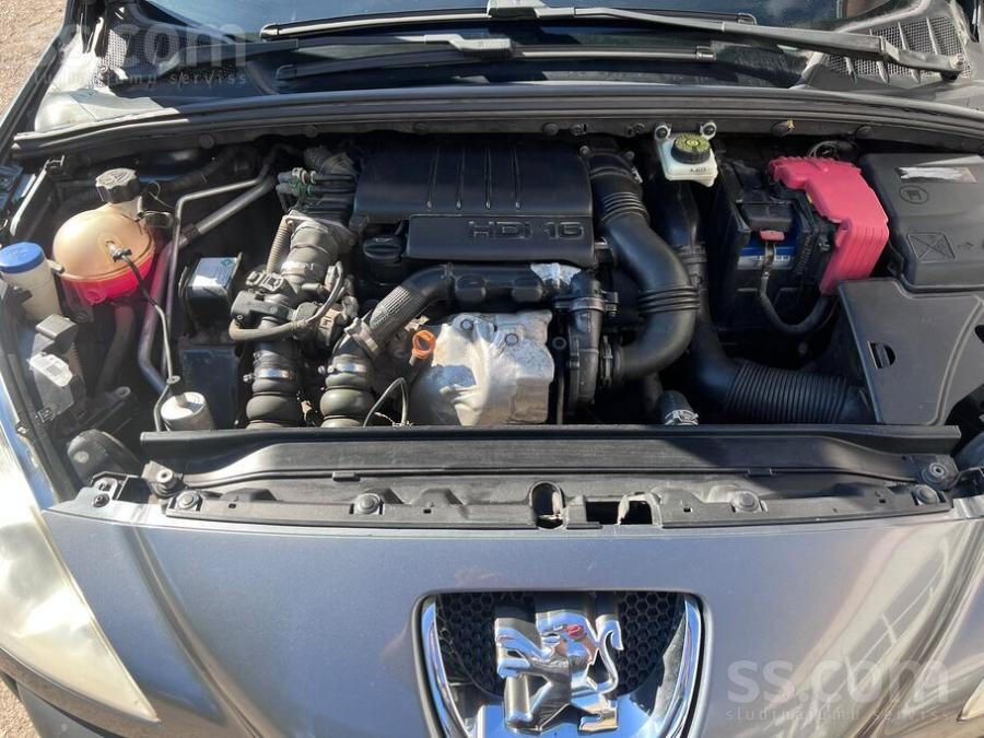 Grey Peugeot 308 2010 in Liepaja, with an engine capacity of 1.60 L and mileage of 221 thousand km for 2300 €, photo 30 on AUTOMOTO.COM.LV