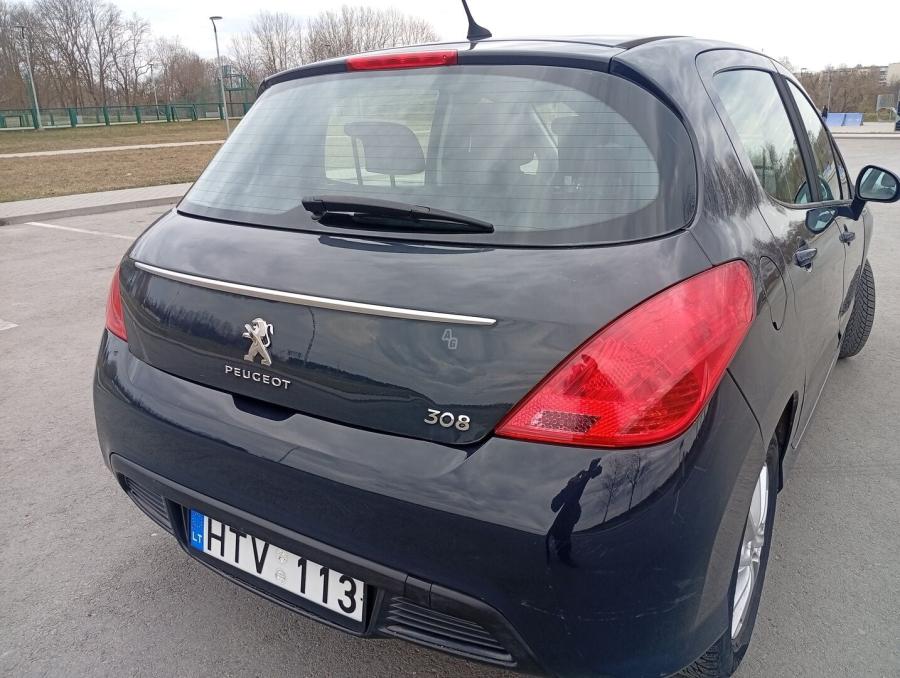 Grey Peugeot 308 2011 in Vilnius, with an engine capacity of 1.60 L and mileage of 320 thousand km for 1800 €, photo 11 on AUTOMOTO.COM.LV