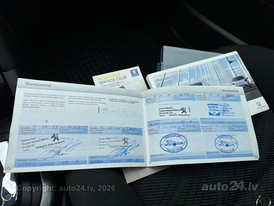 Серый Пежо 308 2012 в Таллин, объемом двигателя 1.60 л и пробегом 136 тыс. км за 3299 €, фото 28 на AUTOMOTO.COM.LV