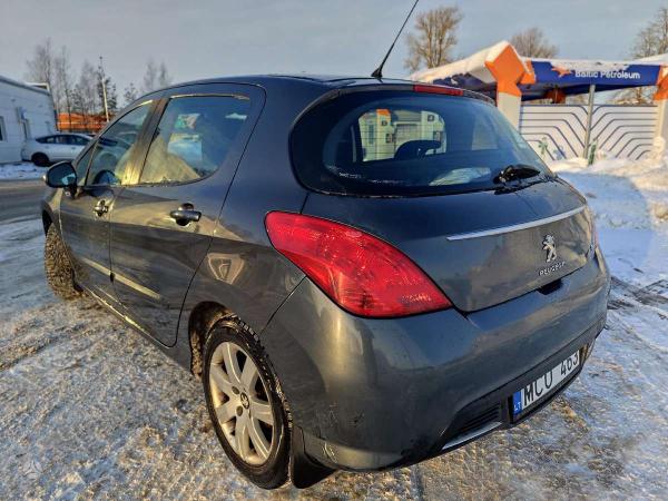 Grey Peugeot 308 2013 in Vilnius, with an engine capacity of 1.60 L and mileage of 186 thousand km for 2900 €, photo 6 on AUTOMOTO.COM.LV