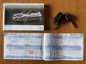 Grey Peugeot 308 2013 in Talsi, with an engine capacity of 1.60 L and mileage of 124 thousand km for 3950 €, photo 32 on AUTOMOTO.COM.LV