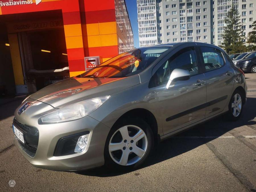 Grey Peugeot 308 2013 in Vilnius, with an engine capacity of 1.56 L and mileage of 128 thousand km for 2950 €, photo 24 on AUTOMOTO.COM.LV
