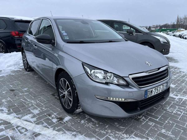 Grey Peugeot 308 2014 in Taurage, with an engine capacity of 1.20 L and mileage of 223 thousand km for 3500 €, photo 1 on AUTOMOTO.COM.LV