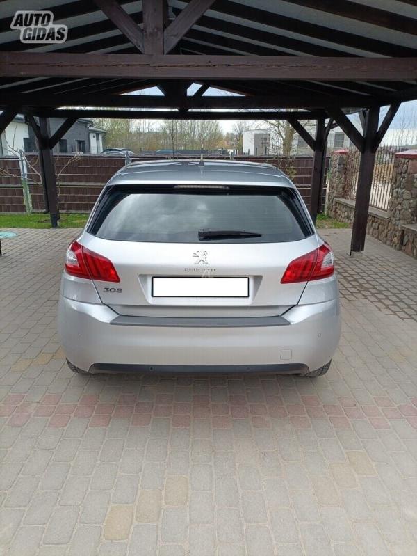 Pelēks Peugeot 308 2014 Viļņa, ar dzinēja tilpumu 1.60 L un nobraukumu 185 tūkst. km par 4699 €, foto 7 vietnē AUTOMOTO.COM.LV