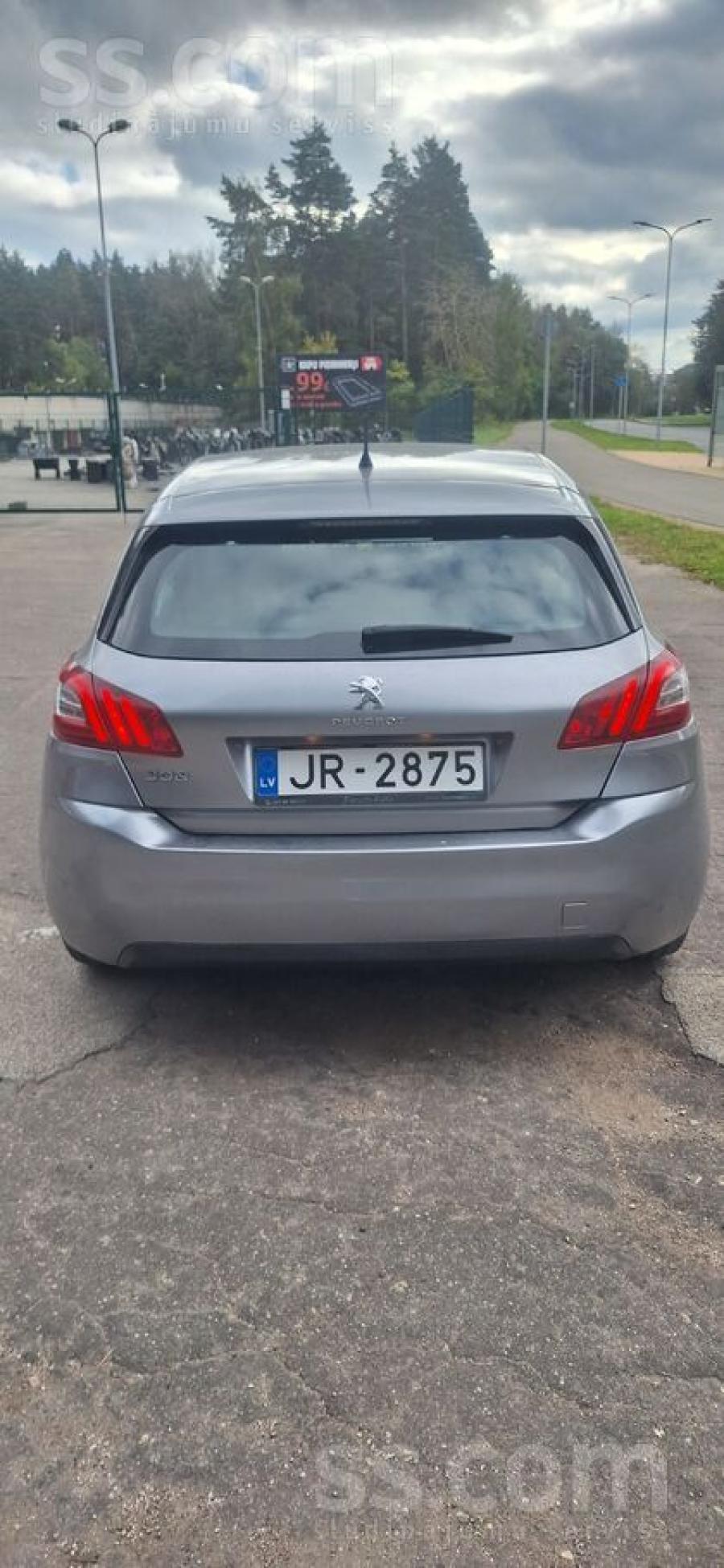 Pelēks Peugeot 308 2014 Rīga, ar dzinēja tilpumu 1.60 L un nobraukumu 221 tūkst. km par 3620 €, foto 7 vietnē AUTOMOTO.COM.LV