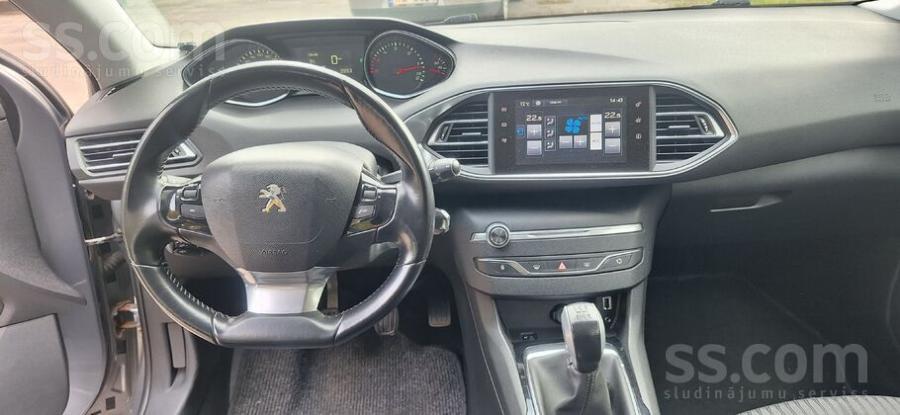 Pelēks Peugeot 308 2014 Rīga, ar dzinēja tilpumu 1.60 L un nobraukumu 221 tūkst. km par 3620 €, foto 8 vietnē AUTOMOTO.COM.LV