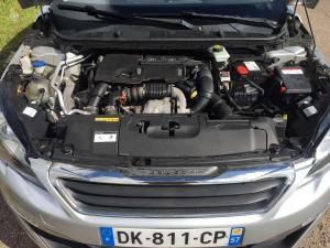 Grey Peugeot 308 2014 in Raseiniai, with an engine capacity of 1.56 L and mileage of 227 thousand km for 4499 €, photo 10 on AUTOMOTO.COM.LV