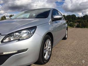 Grey Peugeot 308 2014 in Raseiniai, with an engine capacity of 1.56 L and mileage of 227 thousand km for 4499 €, photo 12 on AUTOMOTO.COM.LV