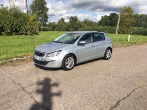 Grey Peugeot 308 2014 in Raseiniai, with an engine capacity of 1.56 L and mileage of 227 thousand km for 4499 €, photo 13 on AUTOMOTO.COM.LV