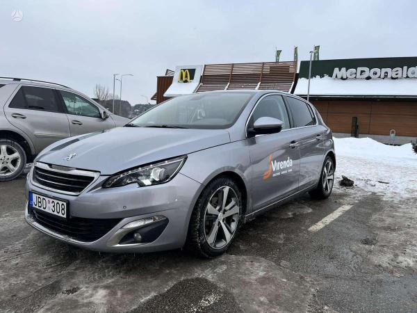 Grey Peugeot 308 2015 in Kaunas, with an engine capacity of 1.20 L and mileage of 140 thousand km for 5000 €, photo 1 on AUTOMOTO.COM.LV