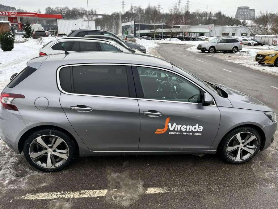 Pelēks Peugeot 308 2015 Kauņa, ar dzinēja tilpumu 1.20 L un nobraukumu 140 tūkst. km par 5000 €, foto 2 vietnē AUTOMOTO.COM.LV