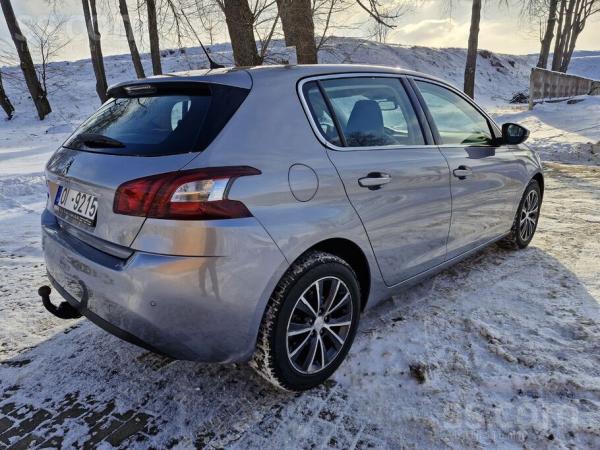 Pelēks Peugeot 308 2015 Daugavpils, ar dzinēja tilpumu 1.20 L un nobraukumu 205 tūkst. km par 5950 €, foto 8 vietnē AUTOMOTO.COM.LV