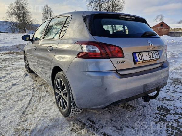 Pelēks Peugeot 308 2015 Daugavpils, ar dzinēja tilpumu 1.20 L un nobraukumu 205 tūkst. km par 5950 €, foto 10 vietnē AUTOMOTO.COM.LV