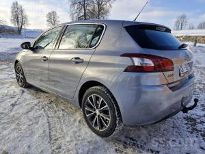 Grey Peugeot 308 2015 in Daugavpils, with an engine capacity of 1.20 L and mileage of 205 thousand km for 5950 €, photo 11 on AUTOMOTO.COM.LV