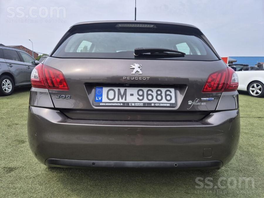 Pelēks Peugeot 308 2015 Liepāja, ar dzinēja tilpumu 1.60 L un nobraukumu 214 tūkst. km par 5800 €, foto 7 vietnē AUTOMOTO.COM.LV
