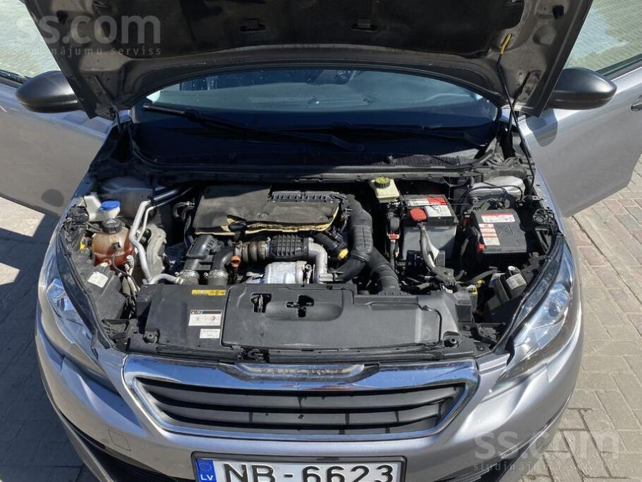 Pelēks Peugeot 308 2015 Daugavpils, ar dzinēja tilpumu 1.60 L un nobraukumu 253 tūkst. km par 2500 €, foto 17 vietnē AUTOMOTO.COM.LV