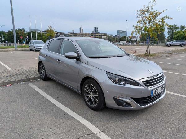 Grey Peugeot 308 2016 in Vilnius, with an engine capacity of 1.20 L and mileage of 165 thousand km for 2999 €, photo 10 on AUTOMOTO.COM.LV