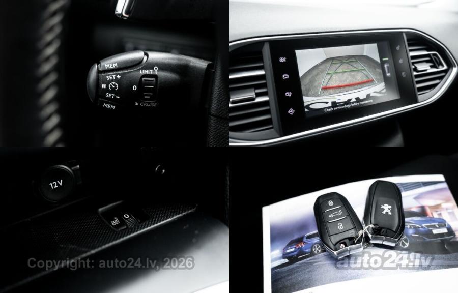 Pelēks Peugeot 308 2016 Tallina, ar dzinēja tilpumu 1.20 L un nobraukumu 144 tūkst. km par 7499 €, foto 15 vietnē AUTOMOTO.COM.LV