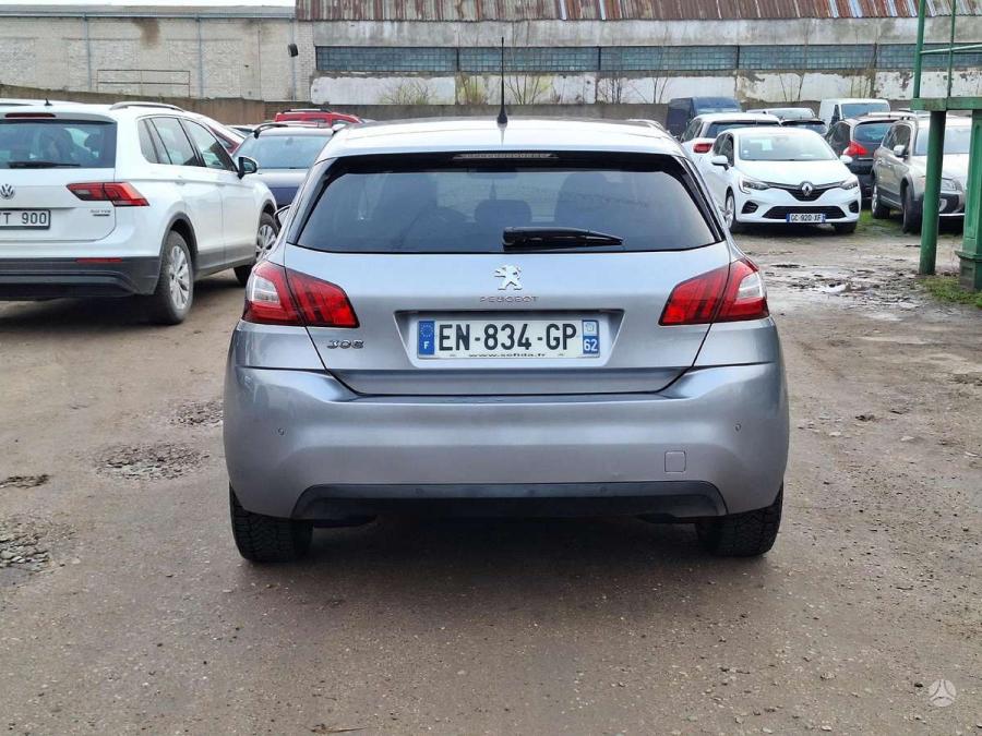 Pelēks Peugeot 308 2017 Tauragė, ar dzinēja tilpumu 1.56 L un nobraukumu 147 tūkst. km par 5599 €, foto 4 vietnē AUTOMOTO.COM.LV