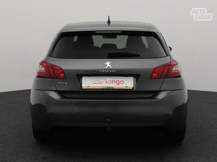 Grey Peugeot 308 2017 in Vilnius, with an engine capacity of 1.60 L and mileage of 218 thousand km for 7799 €, photo 5 on AUTOMOTO.COM.LV