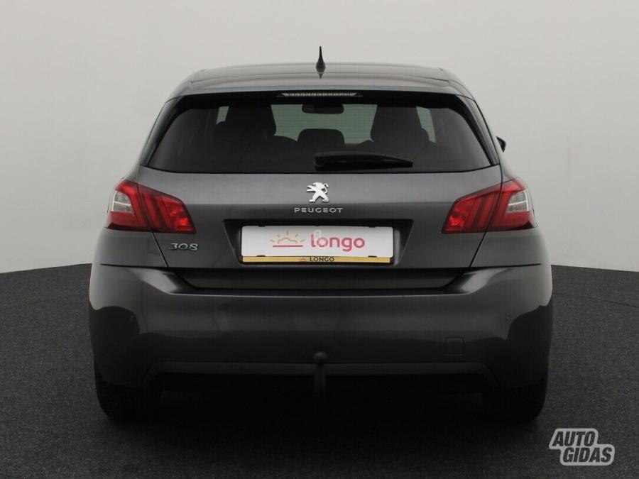 Grey Peugeot 308 2017 in Vilnius, with an engine capacity of 1.60 L and mileage of 218 thousand km for 7799 €, photo 5 on AUTOMOTO.COM.LV