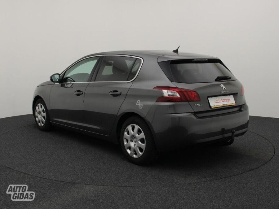 Grey Peugeot 308 2017 in Vilnius, with an engine capacity of 1.60 L and mileage of 218 thousand km for 7799 €, photo 7 on AUTOMOTO.COM.LV