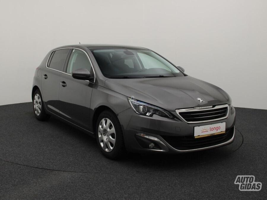 Grey Peugeot 308 2017 in Vilnius, with an engine capacity of 1.60 L and mileage of 218 thousand km for 7799 €, photo 10 on AUTOMOTO.COM.LV