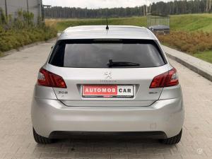 Grey Peugeot 308 2017 in Vilnius, with an engine capacity of 1.20 L and mileage of 98 thousand km for 9200 €, photo 8 on AUTOMOTO.COM.LV