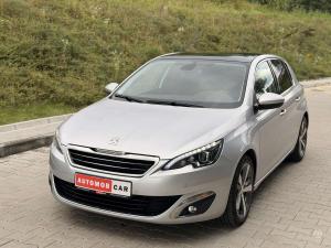 Grey Peugeot 308 2017 in Vilnius, with an engine capacity of 1.20 L and mileage of 98 thousand km for 9200 €, photo  on AUTOMOTO.COM.LV