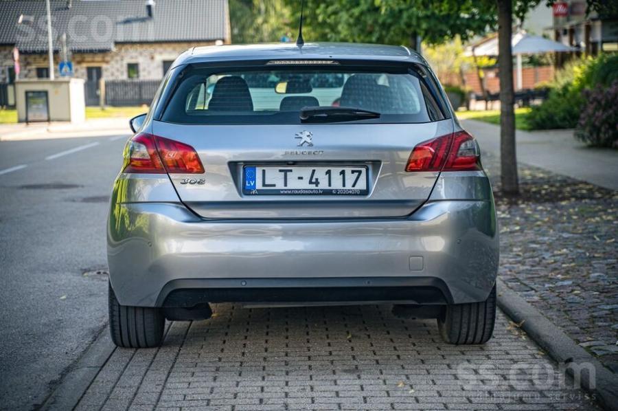 Pelēks Peugeot 308 2018 Rīga, ar dzinēja tilpumu 1.20 L un nobraukumu 0 tūkst. km par 6490 €, foto 5 vietnē AUTOMOTO.COM.LV