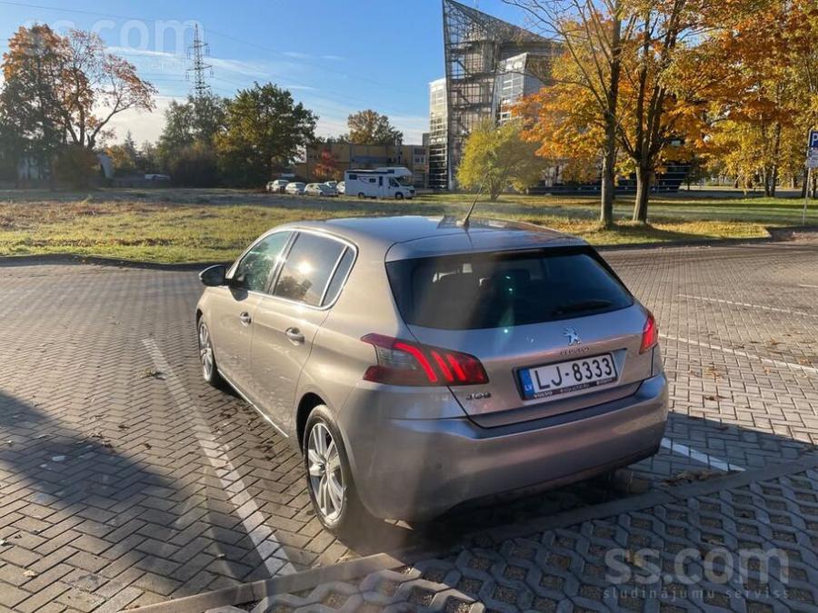 Pelēks Peugeot 308 2018 Rīga, ar dzinēja tilpumu 1.20 L un nobraukumu 114 tūkst. km par 5200 €, foto 2 vietnē AUTOMOTO.COM.LV
